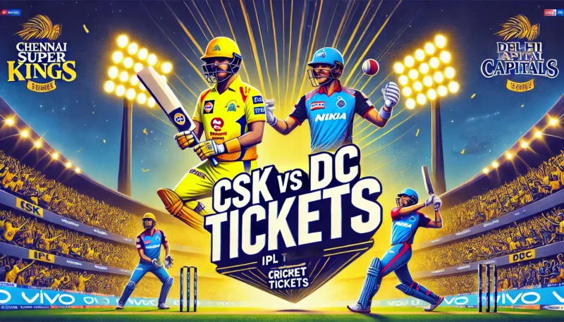 CSK vs DC IPL 2025 Tickets Price & Booking Details - IPL Tickets Price 2026